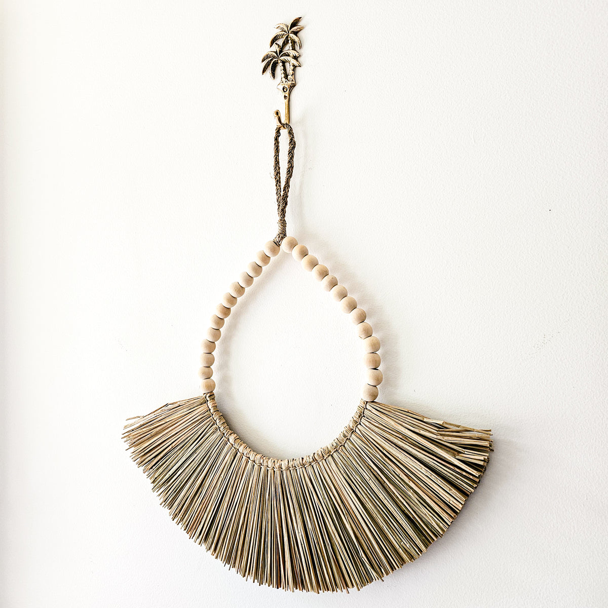 Tanaia Teardrop Seagrass Wall Hanging Decor – Coastal Boheme Collective